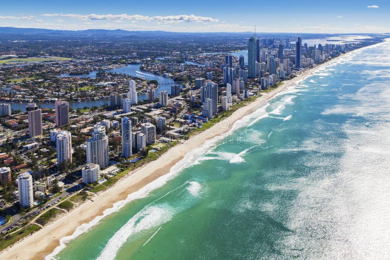 Gold Coast, Queensland, Austrália Imagem de Stock - Imagem de icônico ...