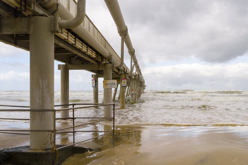 Gold Coast, the Spit Sand Bypass System Stock Photo - Image of ...