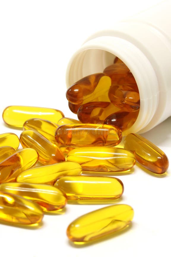 Gold cod liver fish oil stock photo. Image of healthy - 19908918