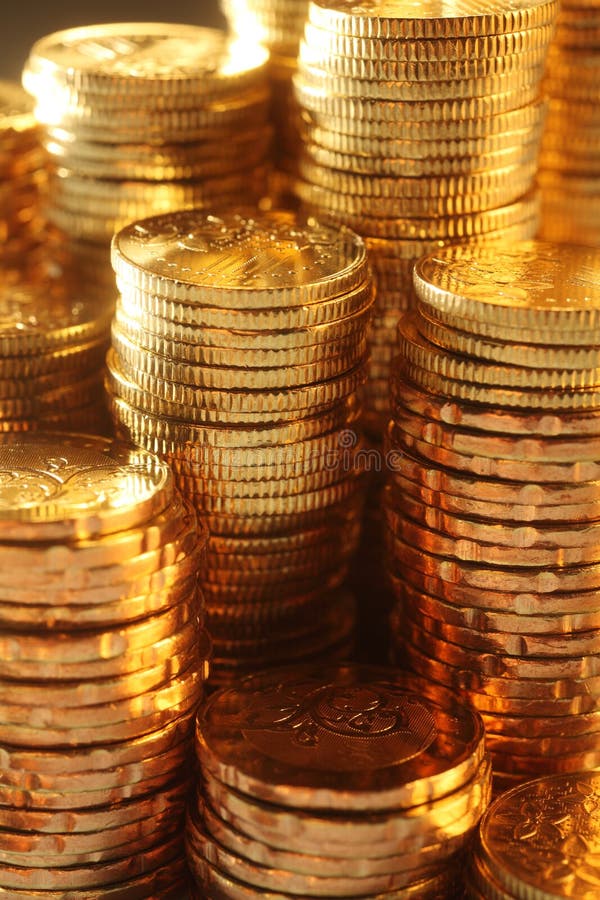 Gold coin stock image. Image of balance, business, savings - 24927021
