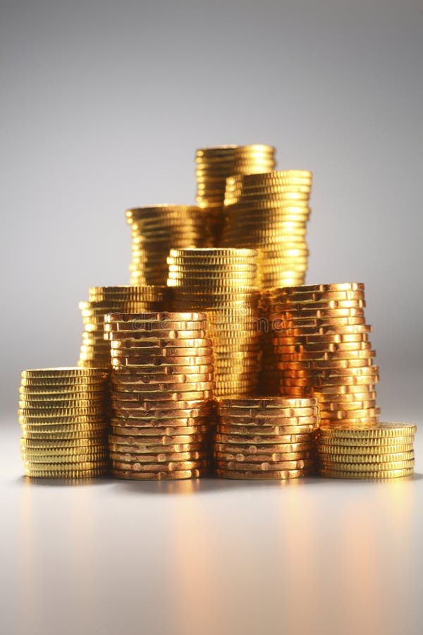 Gold coin stock photo. Image of large, indoors, people - 26360796