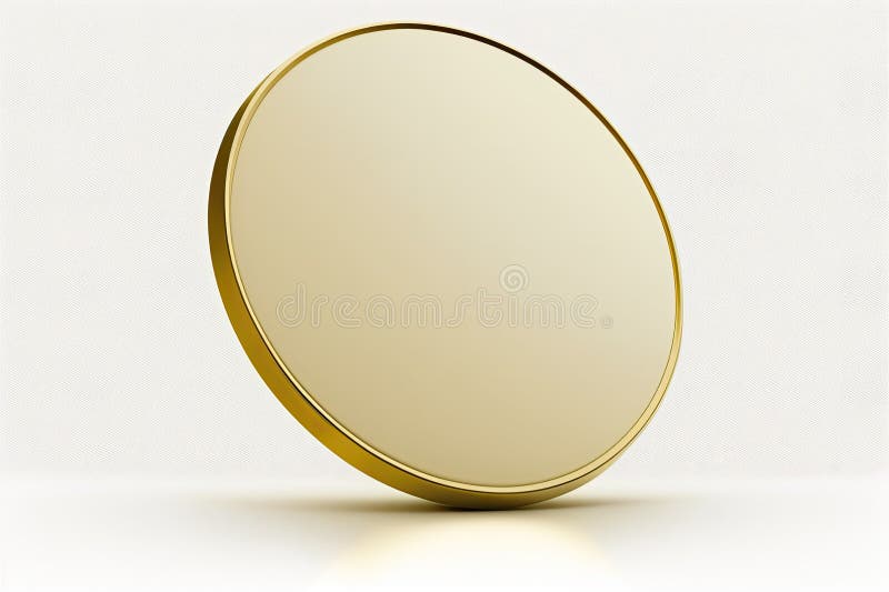 Gold Coin, Blank stock illustration. Illustration of isolated - 271835409