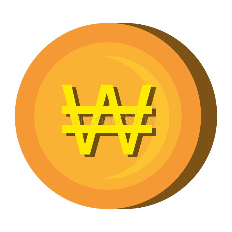 Gold Coin Isolated Icon Graphic. Stock Vector - Illustration of banking ...