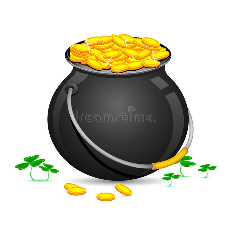 Lucky Gold Coin Stock Illustrations – 20,413 Lucky Gold Coin Stock ...