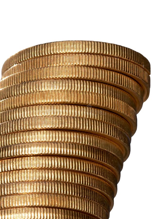 Gold coin stack stock photo. Image of milled, bullion - 21485522