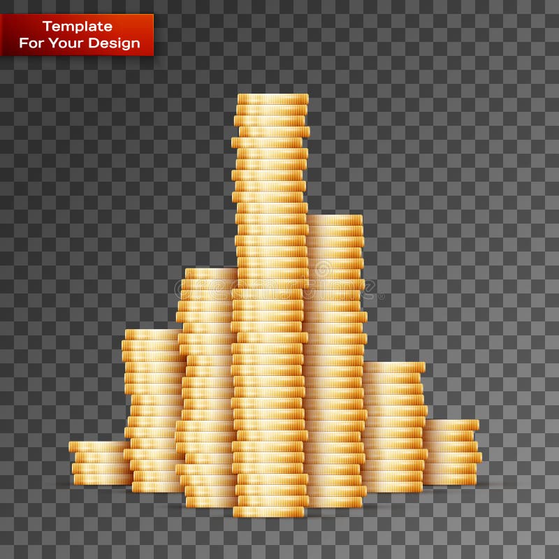 Coin Stack Stock Illustrations – 61,107 Coin Stack Stock Illustrations ...