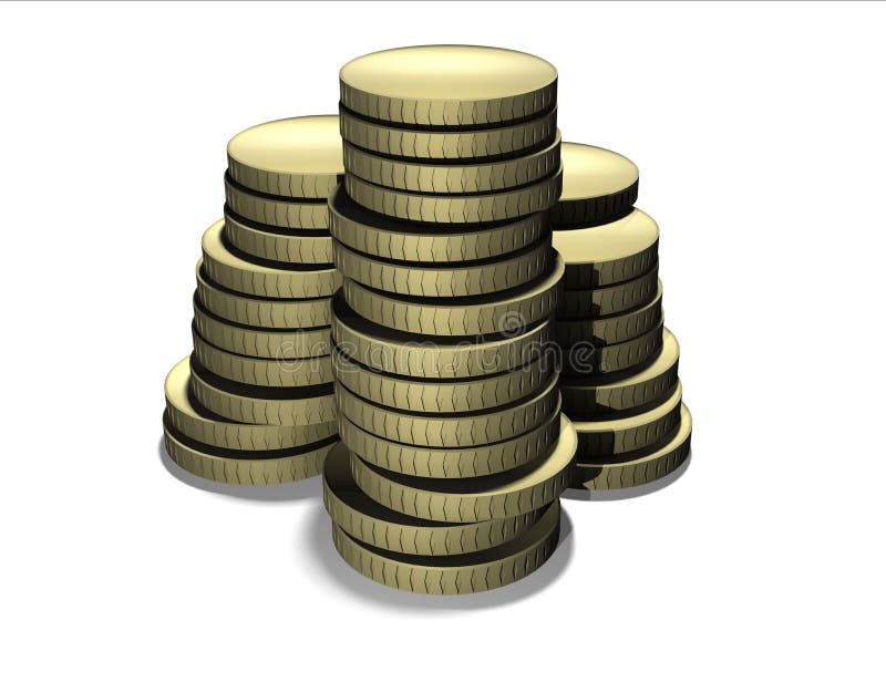 Stacked Generic Coins Stock Illustrations – 27 Stacked Generic Coins ...