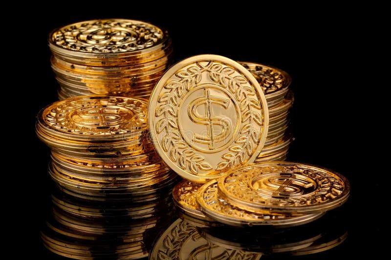 Gold Coins 2 stock photo. Image of gold, mineral, pirate - 68666