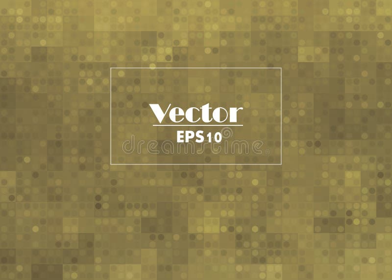 Gold Coins Abstract Digital Pixel Vector Image Stock Vector ...