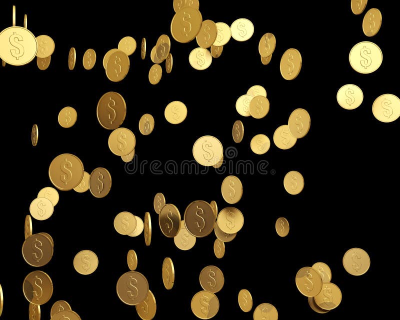 Money Coins Falling Raining Down Stock Illustrations – 85 Money Coins ...