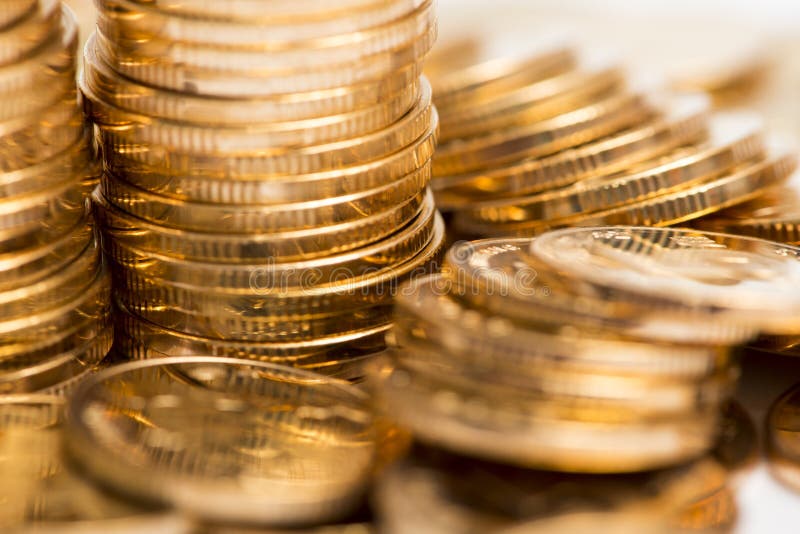 Gold coins stock photo. Image of heap, profit, exchange - 36188962