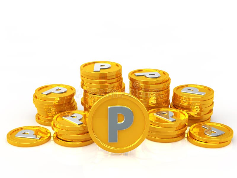 Point coins stock illustration. Illustration of money - 33253697