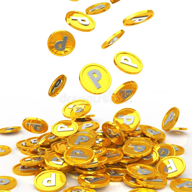 Point coins stock illustration. Illustration of money - 33253697