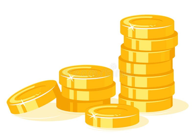 Stack Gold Coins Isolated Cartoon Stock Vector - Illustration of ... Stack Gold Coins Isolated Cartoon Stock Vector - Illustration of ...