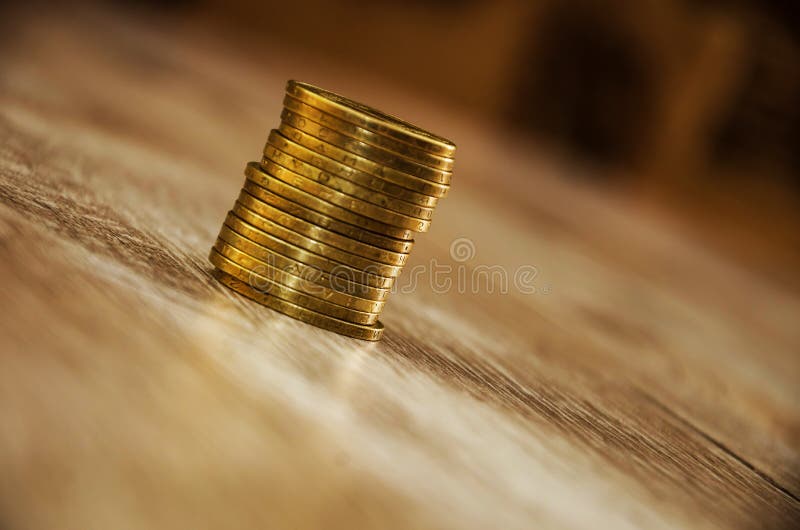 Side View Gold Silver Coins Stock Photos - Free & Royalty-Free Stock ...