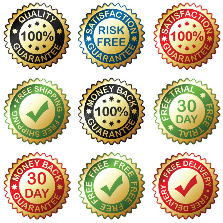 Gold Collection stock vector. Illustration of certificate - 19173858