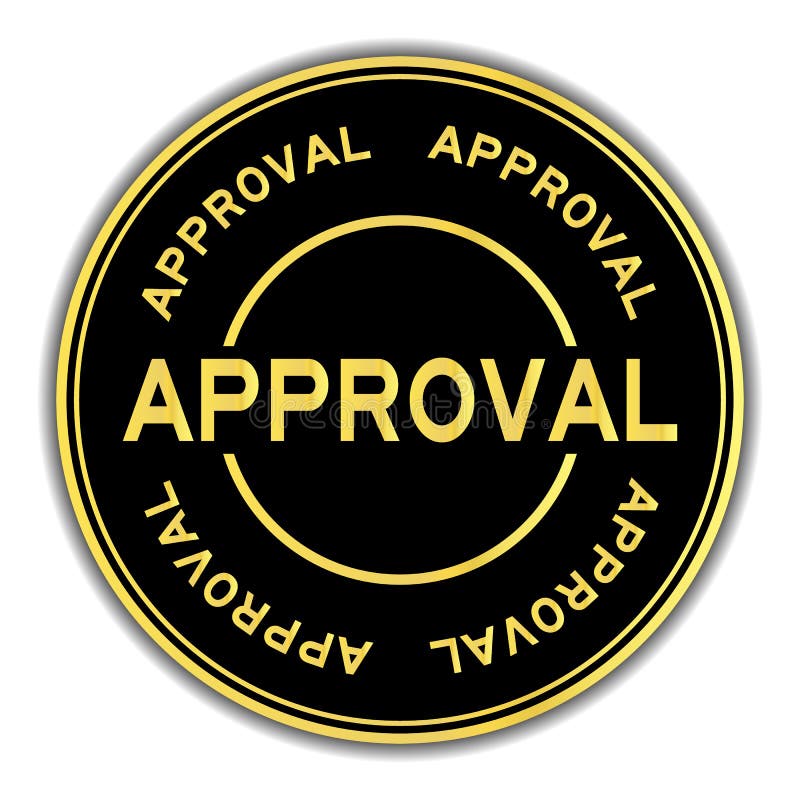 Gold CLAIM APPROVED Badge Stamp Stock Vector - Illustration of stamp ...