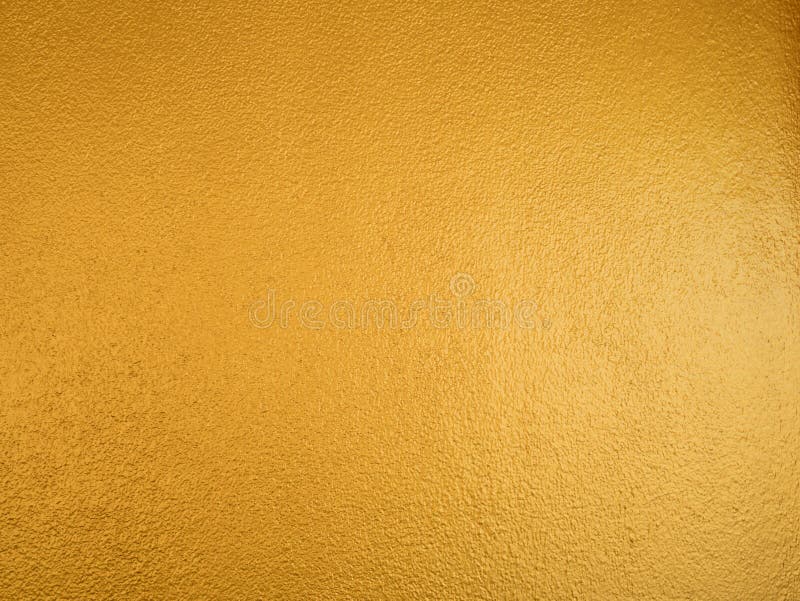 Gold Color Background. Rough Gold Texture Design on the Wall Stock ...