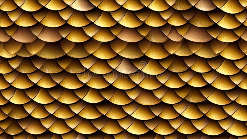 Gold Color Fabric Pattern Design Stock Illustration - Illustration of ...