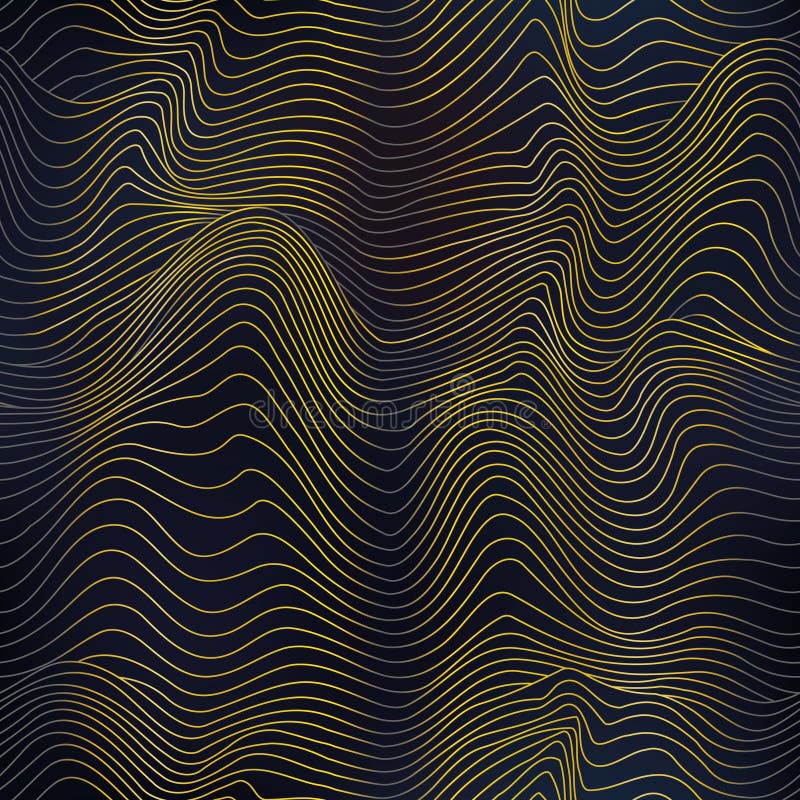 Gold color seamless lines stock vector. Illustration of fabric - 165620295