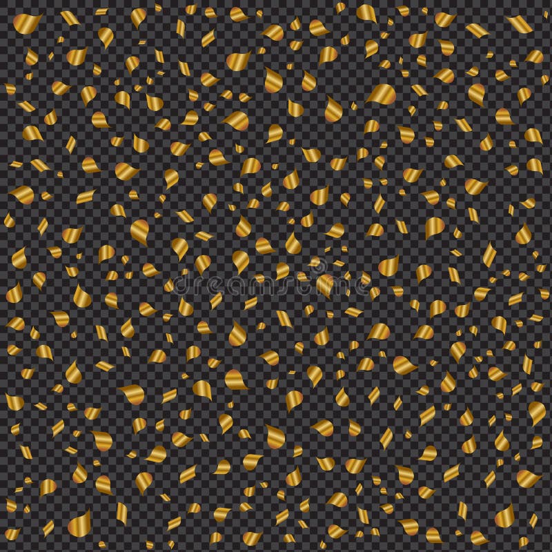 Gold Color Vector Particle Design Stock Illustration - Illustration of ...