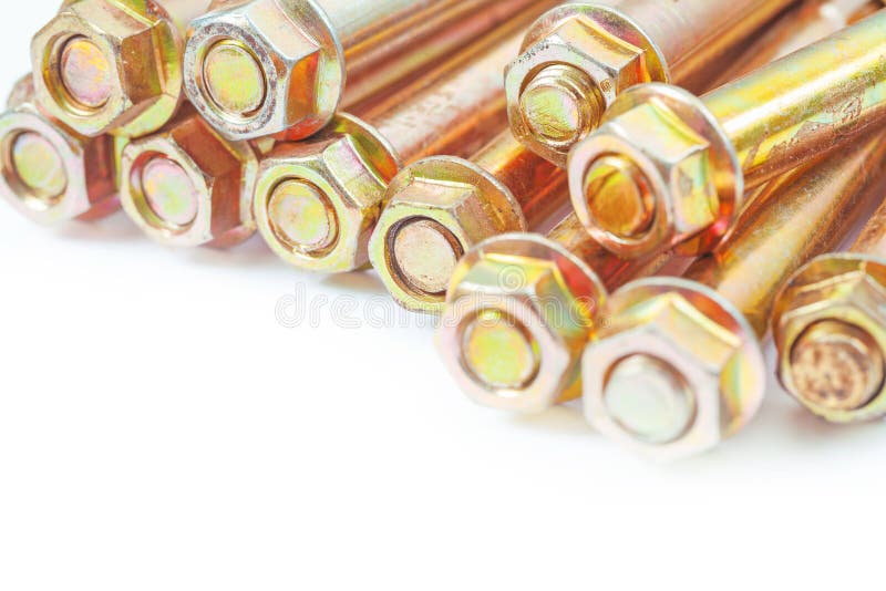 Gold Colored Anchors Very Close Up Isolated Stock Photos - Free ...