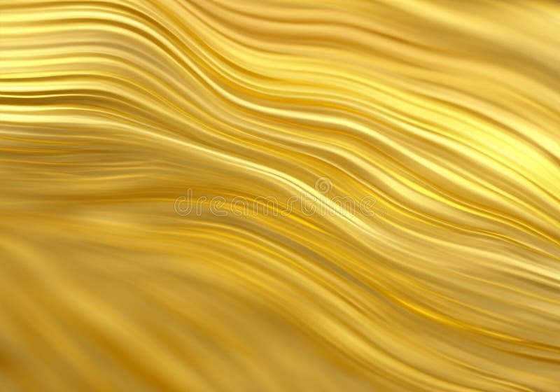 Gold Colored Paint Wave Pattern Full Frame Shot Stock Illustration ...