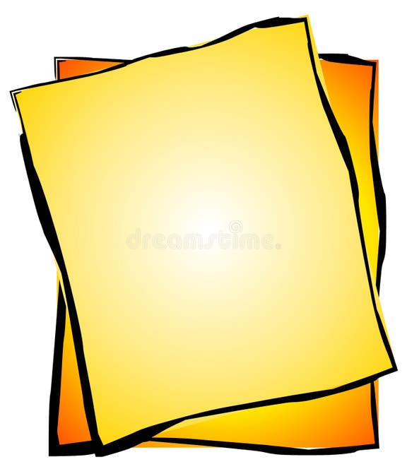 Gold Colored Paper Clip Art Stock Vector - Illustration of isolated ...