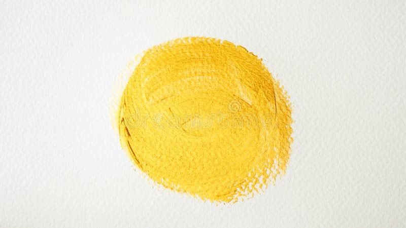 Gold Colored Poster Watercolor on White Background Stock Photo - Image ...