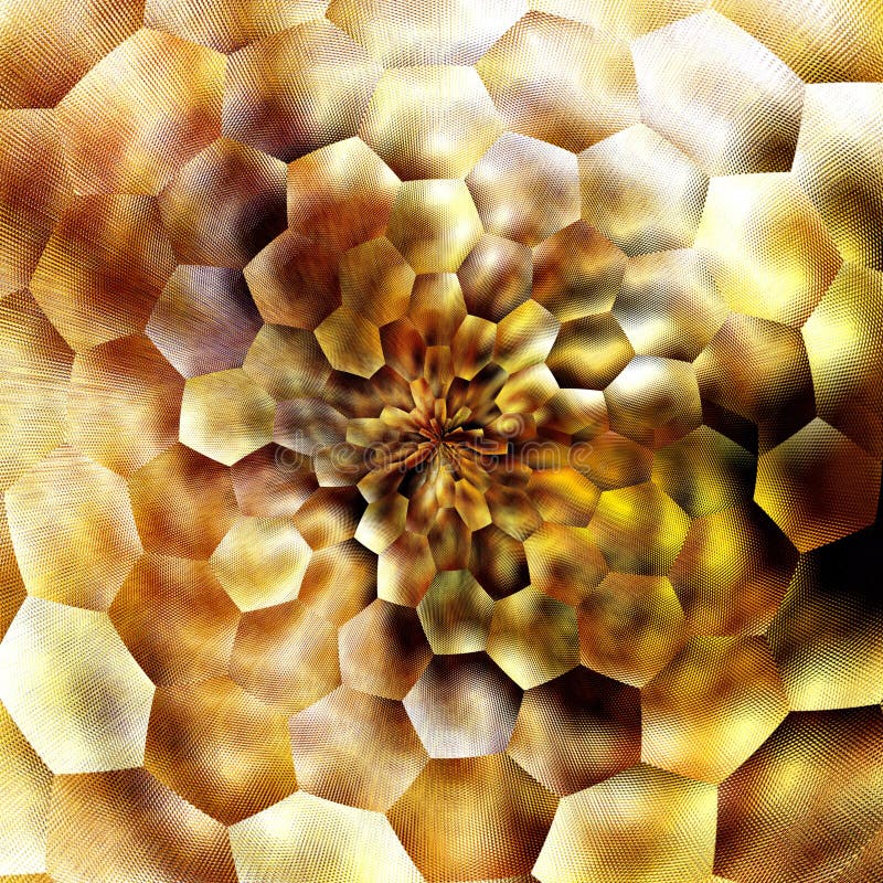Gold Colored Textured Abstract Art Background Stock Illustration ...