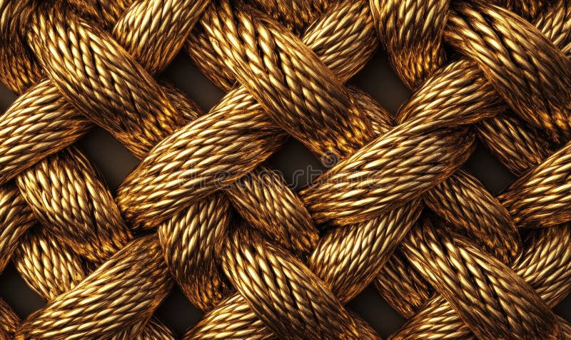 A Gold Colored Wire is Shown in a Close Up Stock Photo - Image of ...