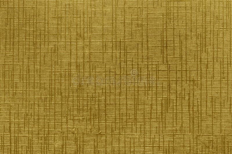 Gold Coloured Wallpaper with an Embossed Pattern Background. Luxury ...