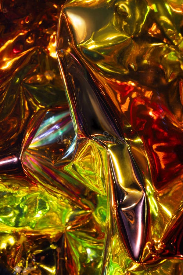 Gold, Colourful, Metalic Foil, Background, Foil Texture Stock Image ...