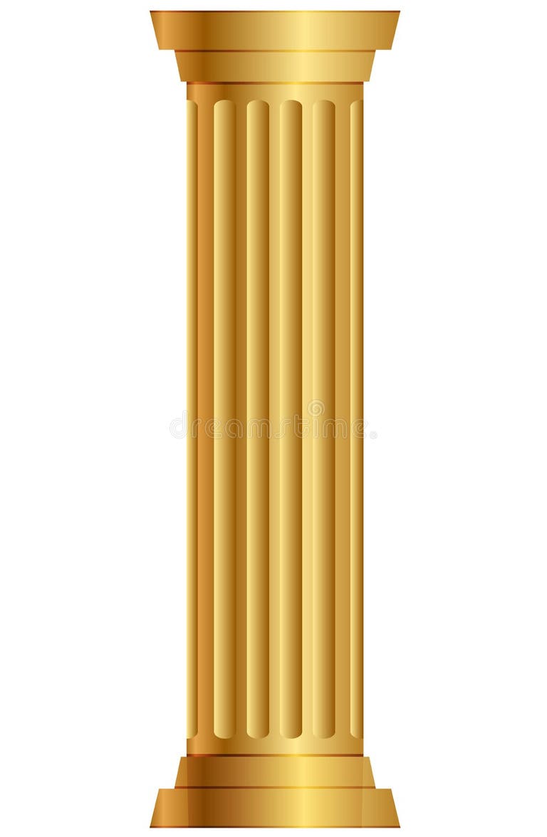 Gold Greece Column Vector Stock Illustrations – 565 Gold Greece Column ...