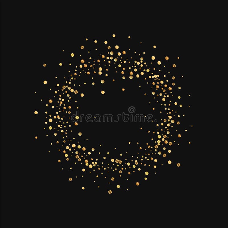 Gold confetti. stock vector. Illustration of party, backdrop - 93860700