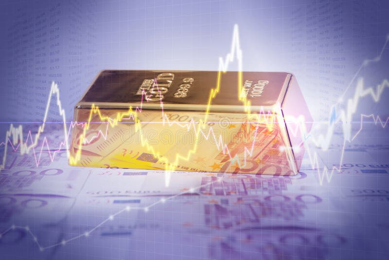 Gold Course stock photo. Image of money, capital, calculation - 87361494