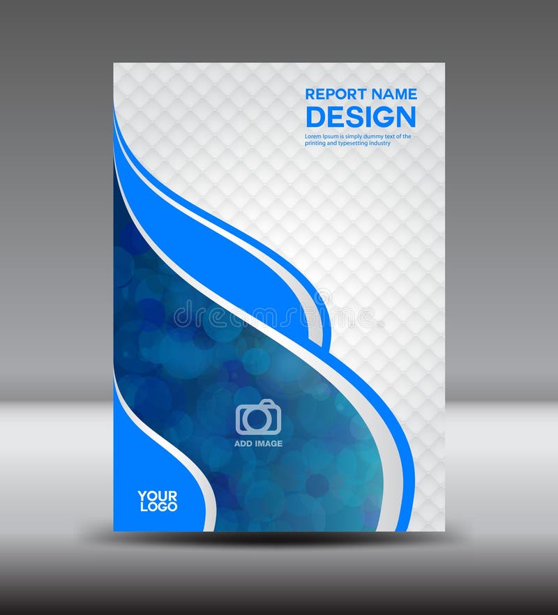 Gold Cover Annual Report Design Vector Illustration Stock Illustration ...