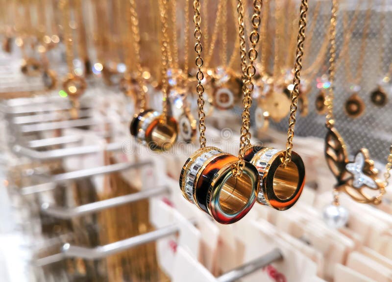 Gold Covered Locket stock photo. Image of locket, chain - 171486472