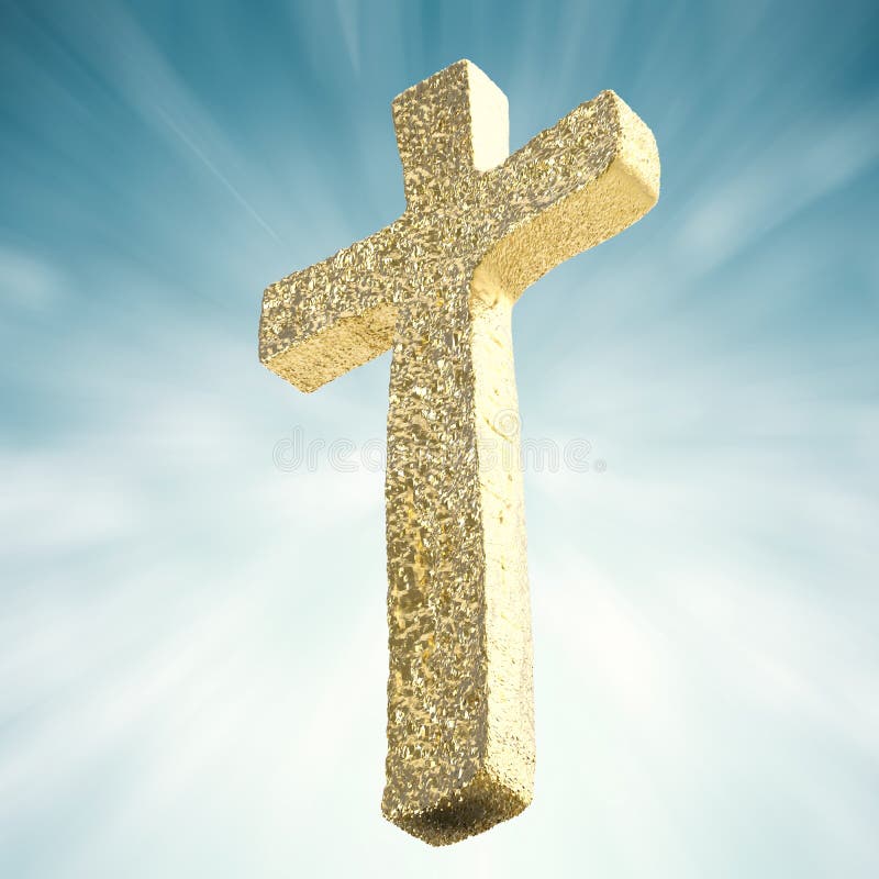 Gold cross stock image. Image of funeral, memorial, burial - 78353015