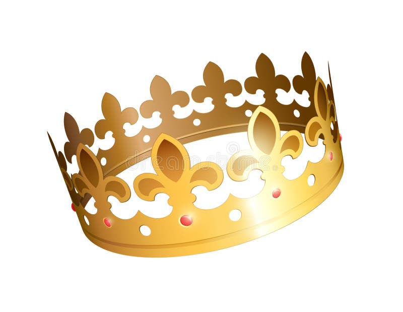 Gold Crown design stock illustration. Illustration of noble - 109227791