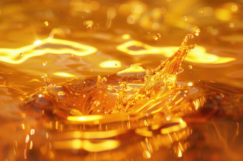 A Gold Crown Floating on the Surface of Calm Water, Suitable for Use in ...