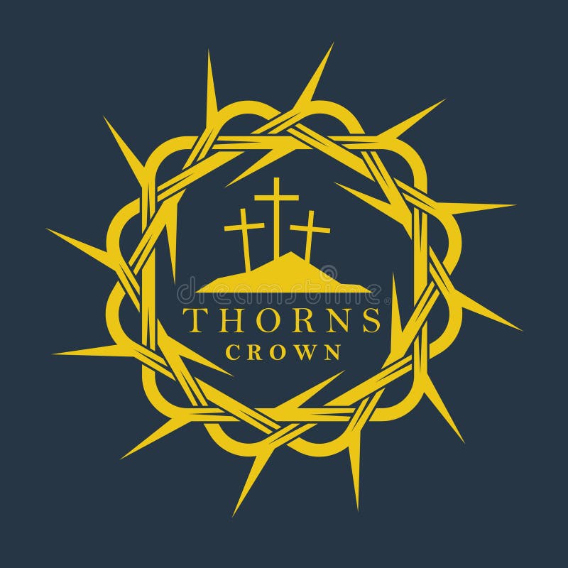 Gold Crown Thorn Stock Illustrations – 121 Gold Crown Thorn Stock ...