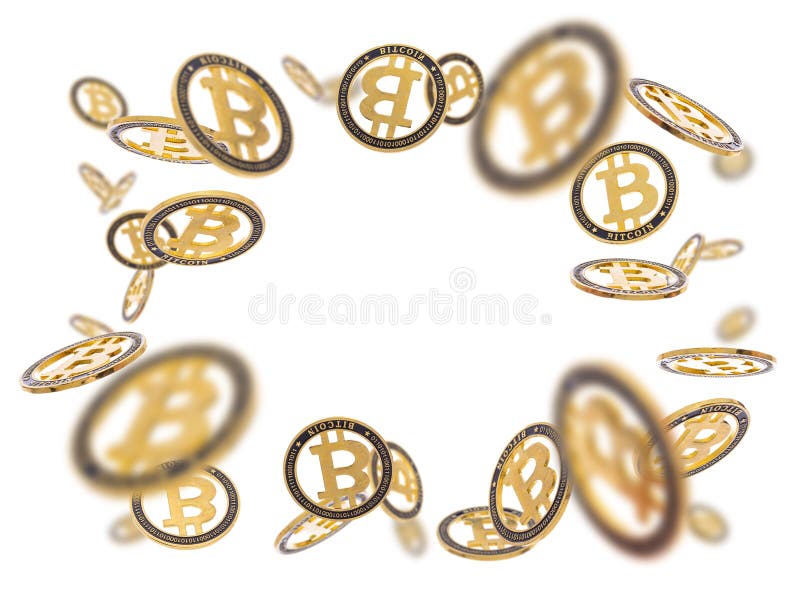 Bitcoin explosion stock photo. Image of bitcoin, cybercrime - 98197996