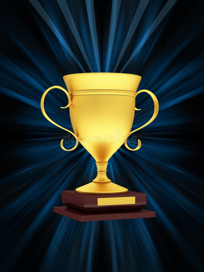 Gold Cup stock illustration. Illustration of champion - 30215110