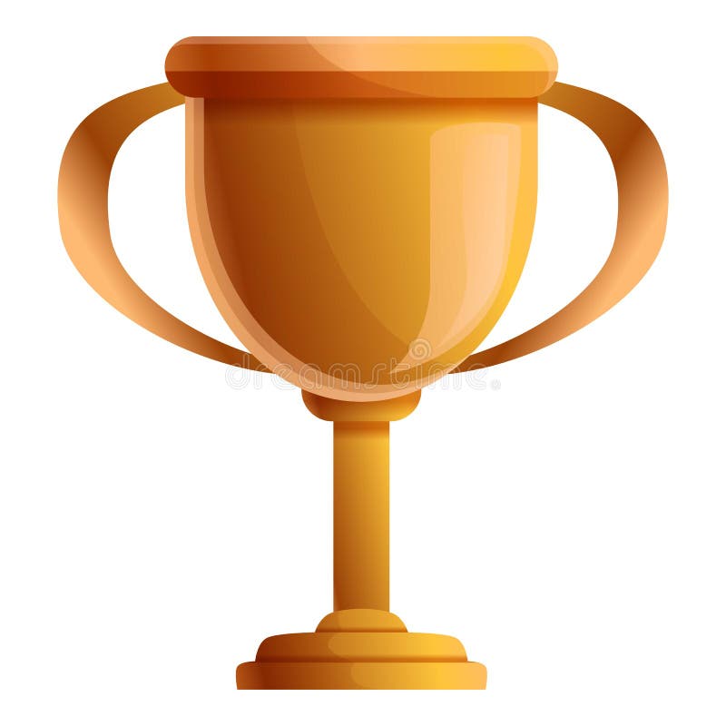 Gold Cup Icon, Cartoon Style Stock Vector - Illustration of object ...