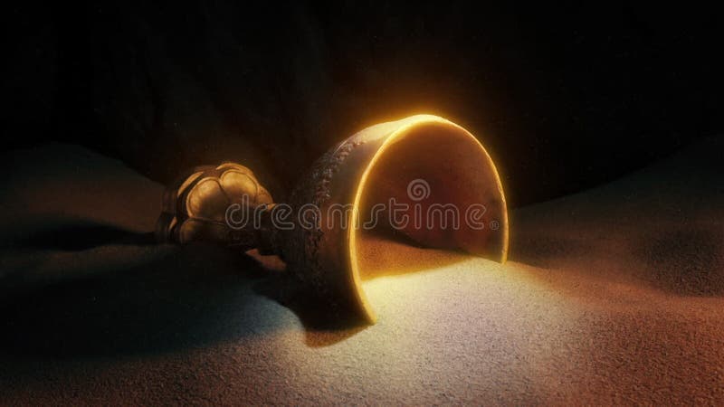 Gold Cup Lost in Cave Dusty or Normal Versions Stock Video - Video of ...