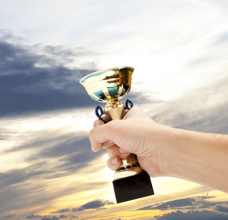 Gold Cup winner stock photo. Image of goal, incentive - 38719118