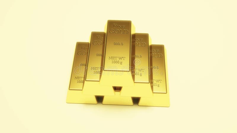 Gold 3D Currency Symbol Video Animation Template of Rupiah with White ...