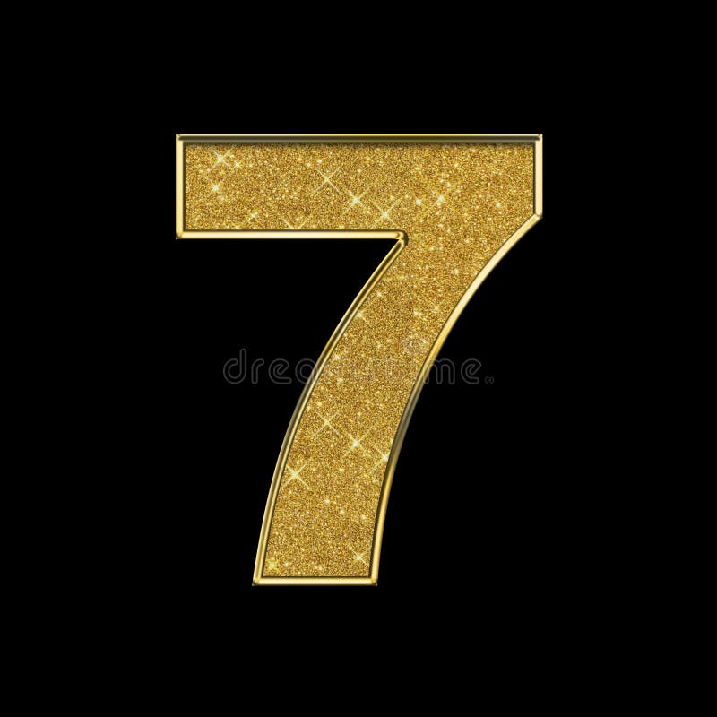 Gold 3D Icon on Dark Background Stock Illustration - Illustration of ...