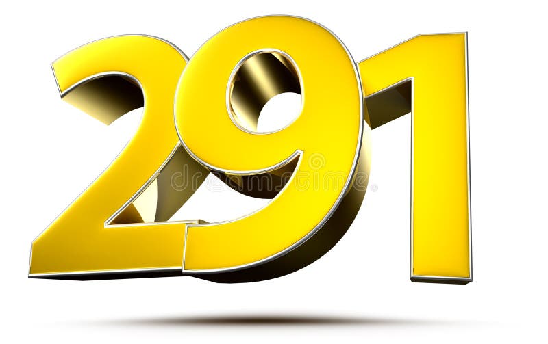 291 gold. stock illustration. Illustration of finance - 219556897